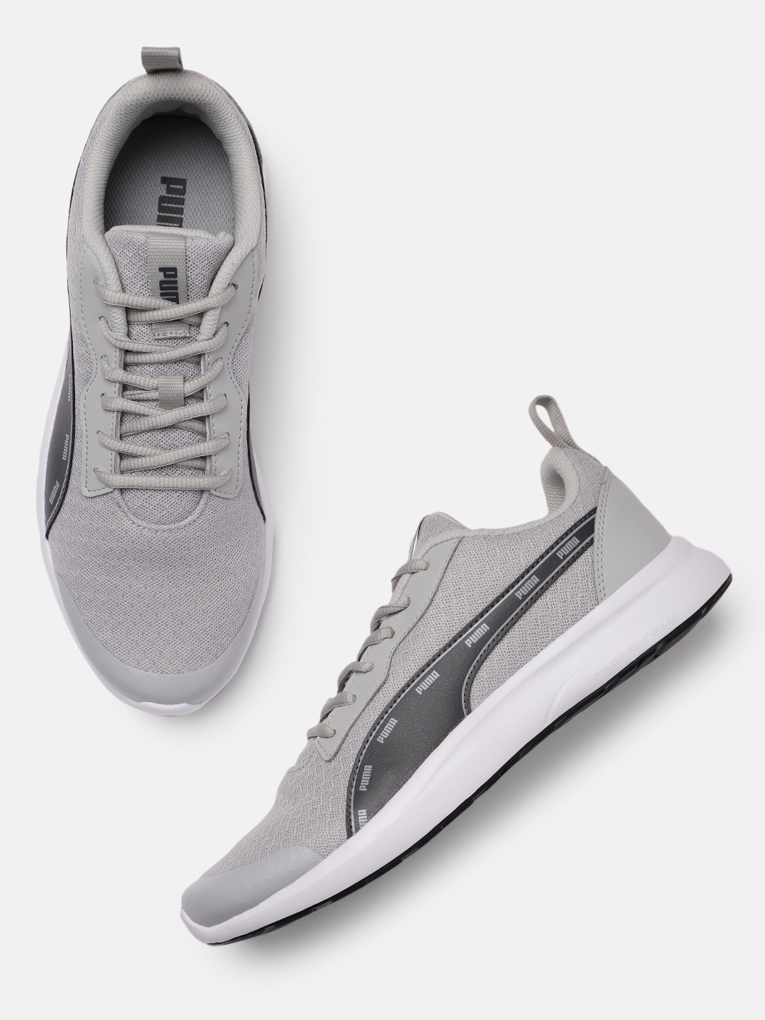 Buy Puma Unisex Grey Raptor Sneakers - Casual Shoes for Unisex 19104634 ...