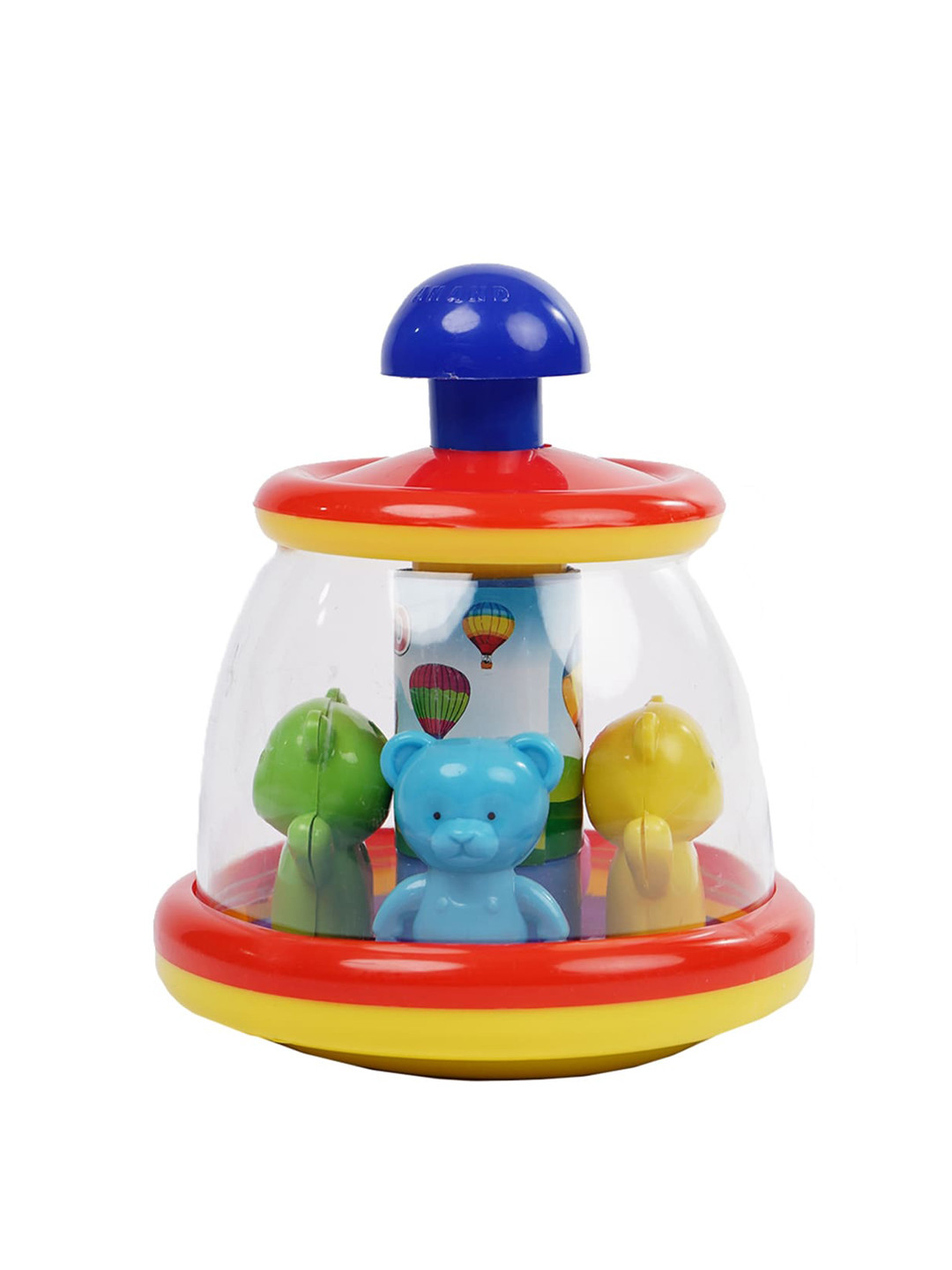 Buy WEMBLEY Kids Blue & Red Teddy Go Round Push Toy Play Sets - Role ...