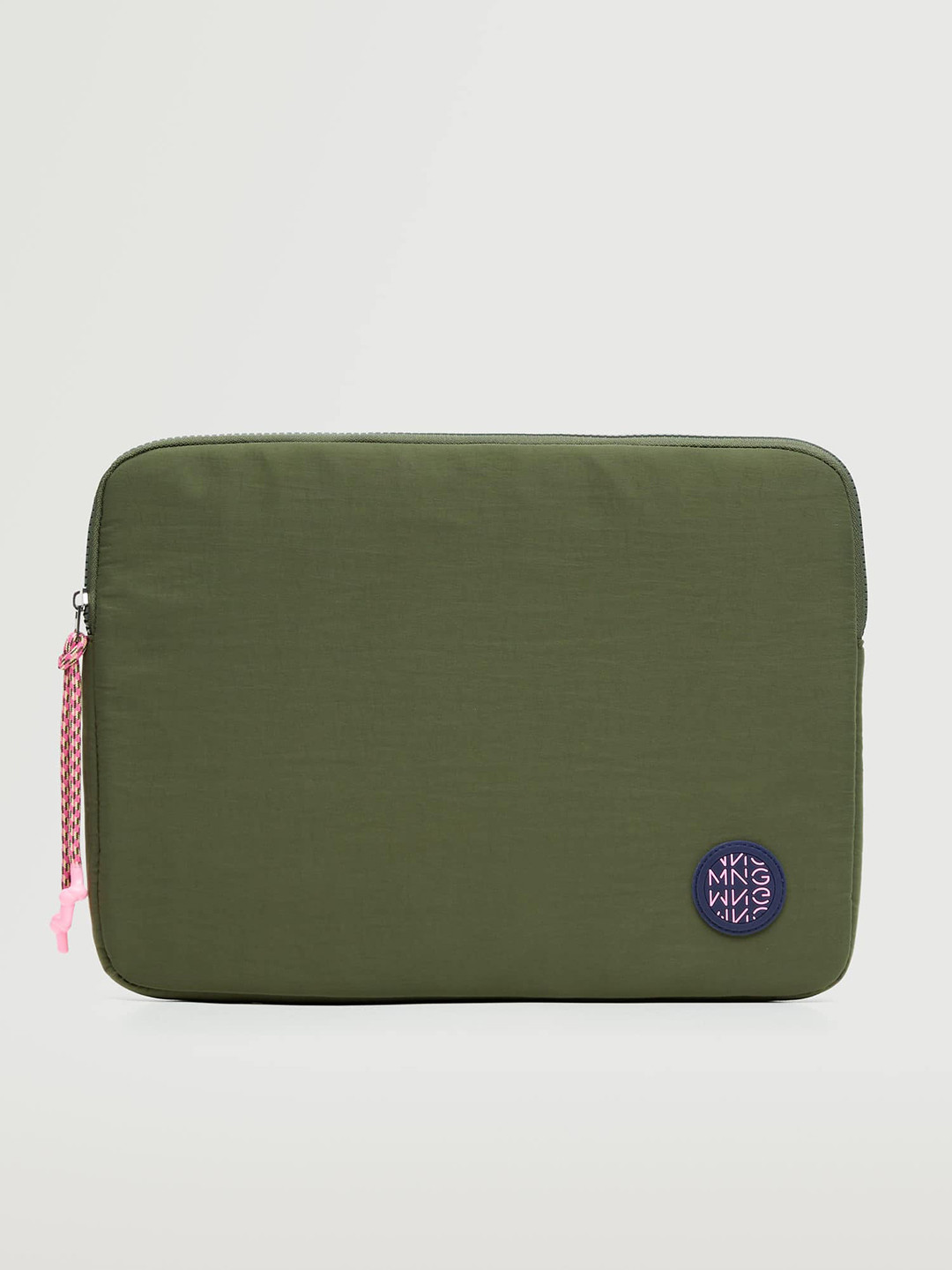 Buy MANGO Women Olive Green Padded Laptop Sleeve - Laptop Bag for Women ...
