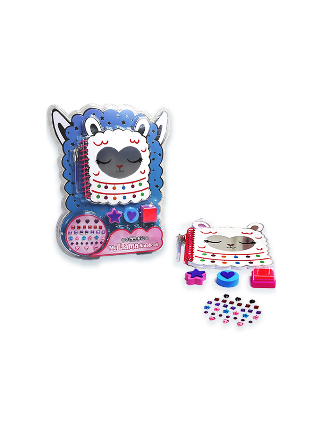 Buy SCOOBIES Kids Blue Printed Paper Scrapbook Gift Set - Activity Toys ...