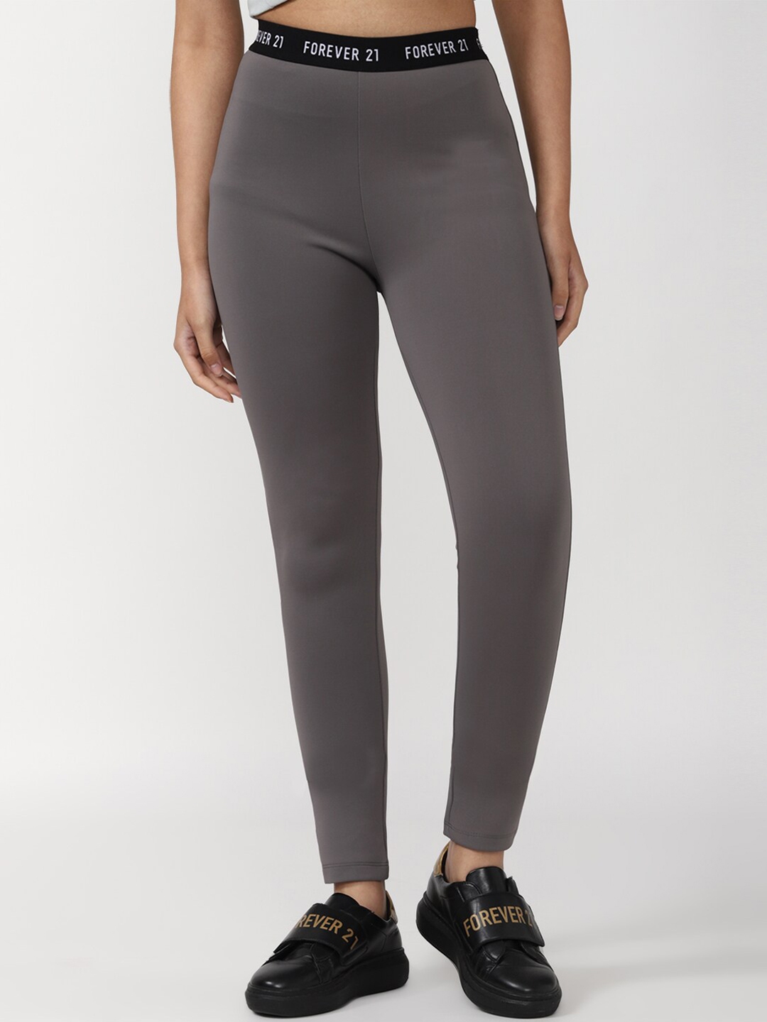 Buy Forever 21 Women Grey Leggings Leggings For Women 19122252 Myntra