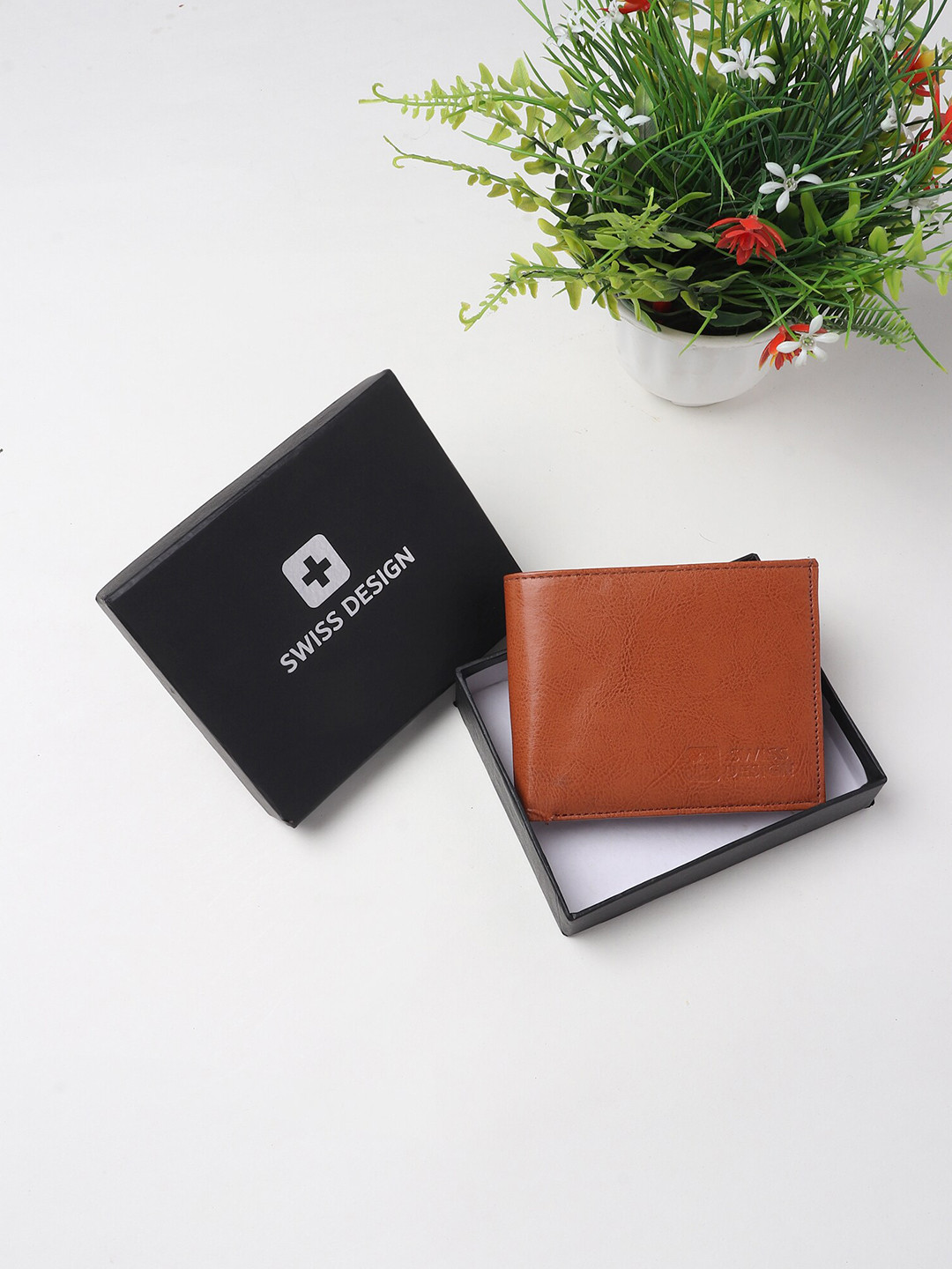Buy Swiss Design Men Tan Two Fold Wallet - Wallets for Men 19122592 ...