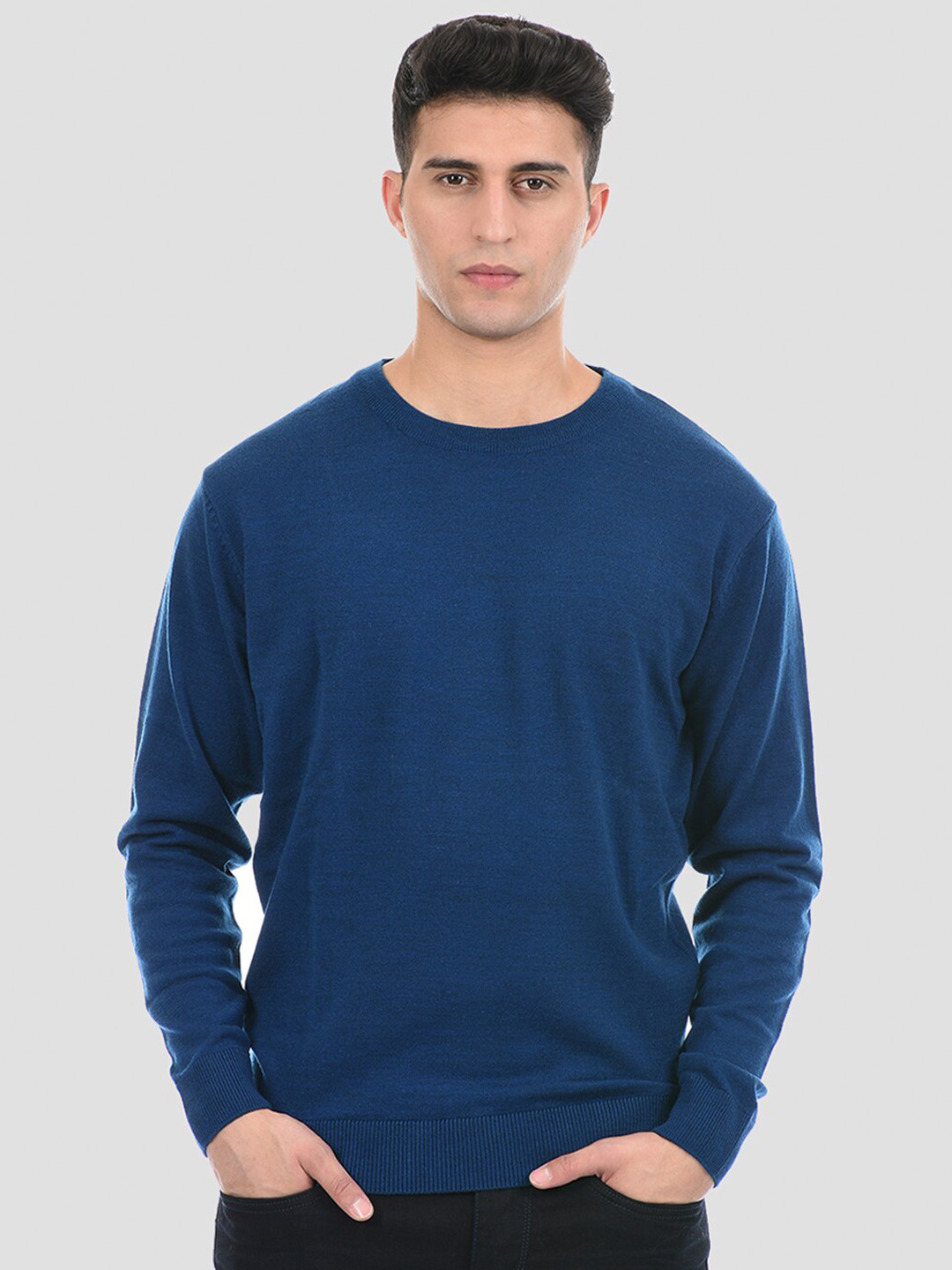 Buy LONDON FOG Men Blue Pullover Sweater - Sweaters for Men 19130940 ...