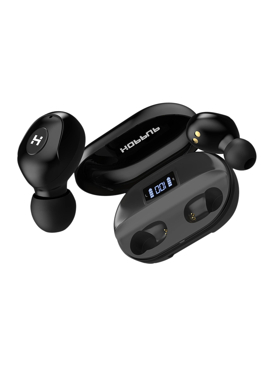 Buy HOPPUP Black Solid New Grand True Wireless Earbuds - Headphones for ...
