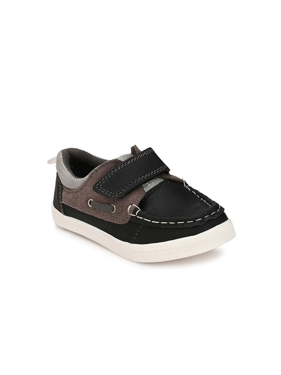 Buy TUSKEY Boys Black & Brown Leather Sneakers - Casual Shoes for Boys ...