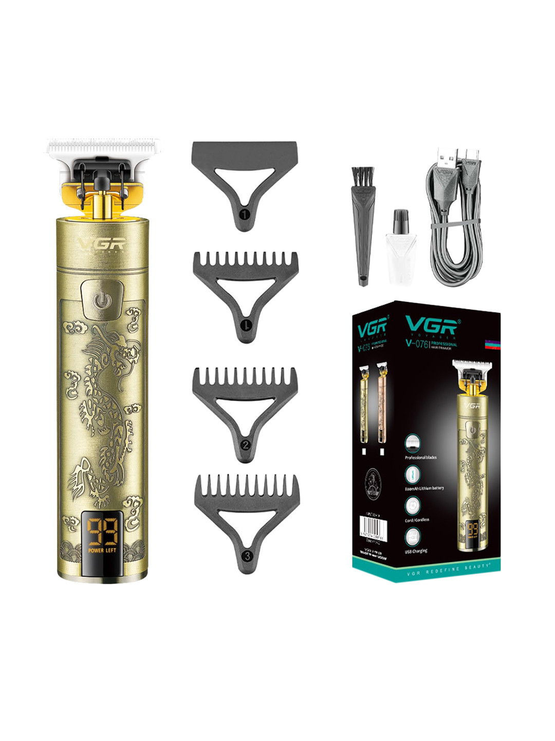 Buy VGR Men Gold V 076 Trimmer - Trimmer for Men 19146236 | Myntra