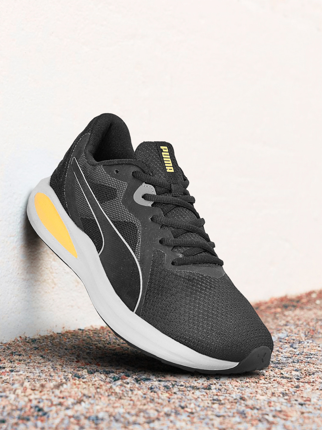Buy Puma Unisex Black Twitch Runner Running Shoes - Sports Shoes for ...