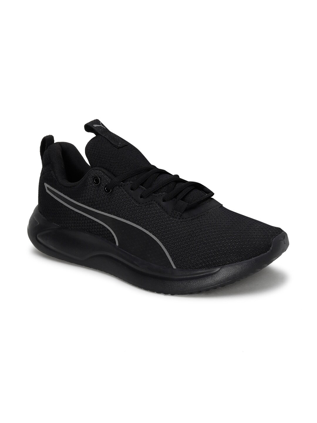 Buy Puma Unisex Black Resolve Modern Textile Running Shoes - Sports ...