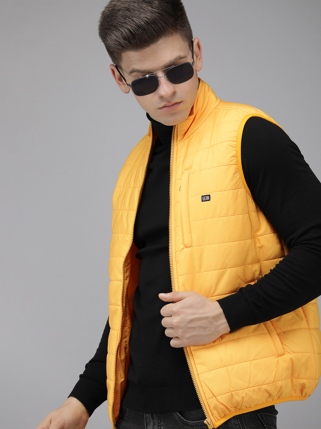 Buy Arrow Men Yellow Padded Jacket - Jackets for Men 19150732 | Myntra