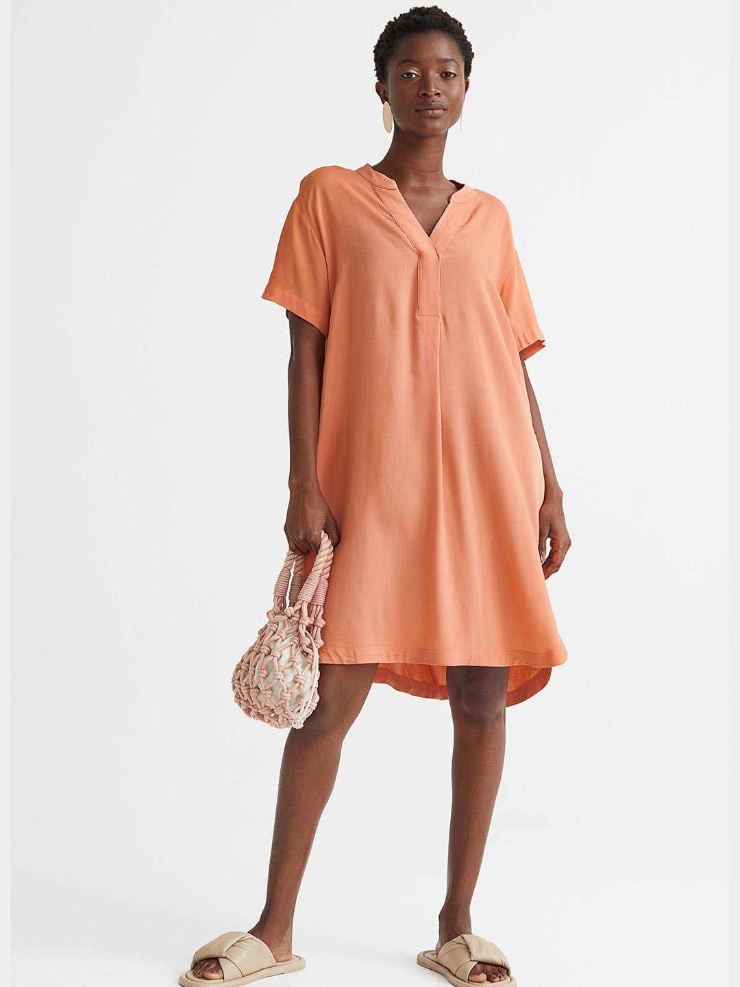 Buy H&M Women Orange Tunics - Tunics for Women 19174858 | Myntra