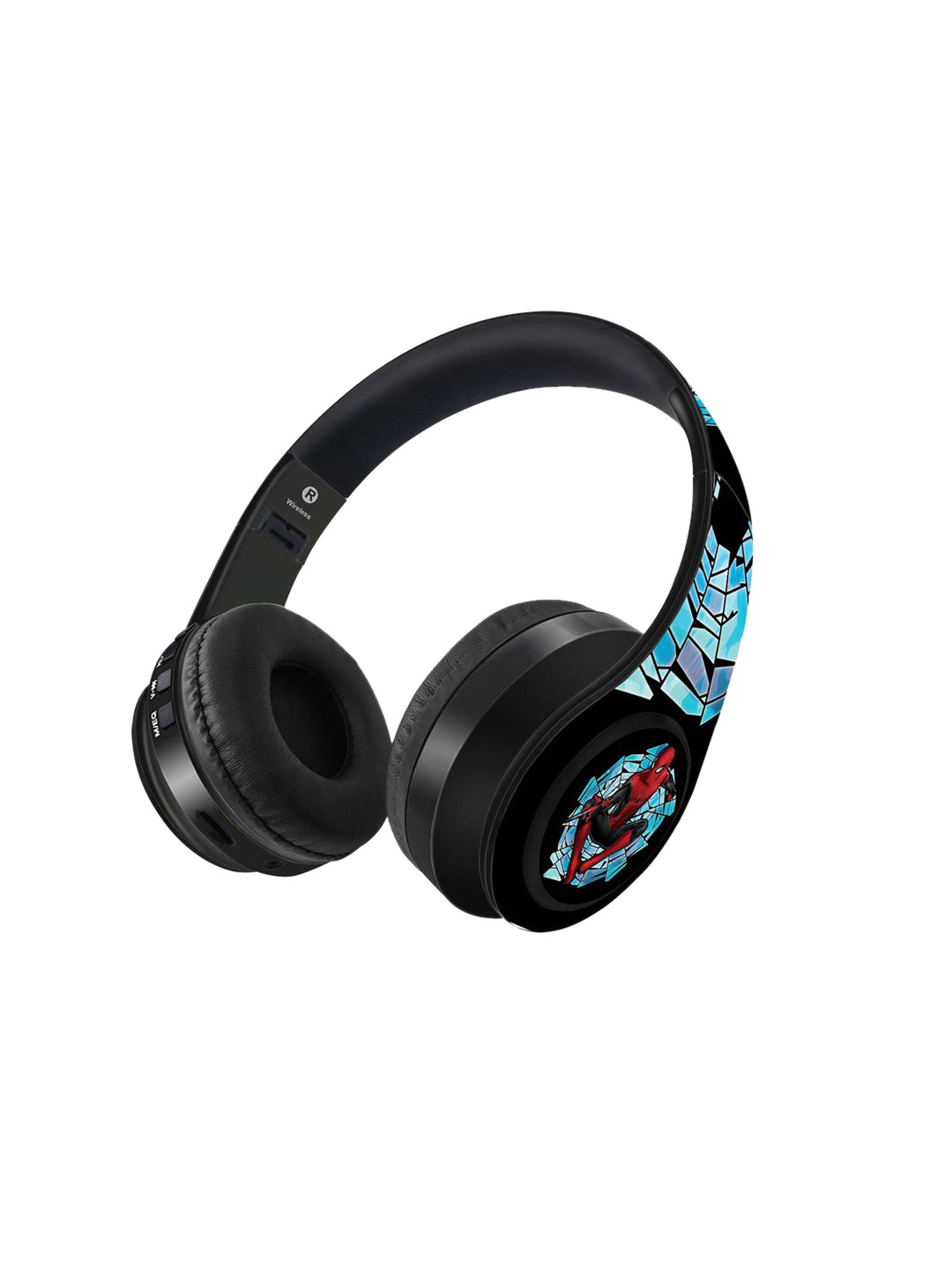 Buy Kook N Keech Black & Blue Web Shooting Spidey Bluetooth On Ear ...