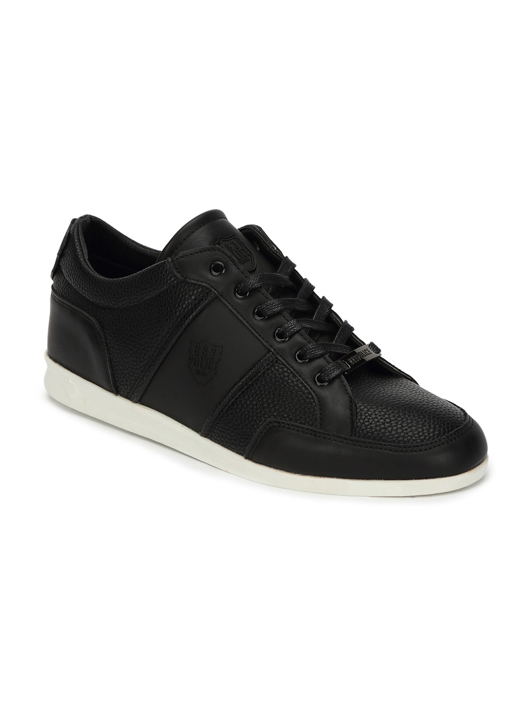 Buy 883 Police Men Black Sneakers - Casual Shoes for Men 1917720 | Myntra