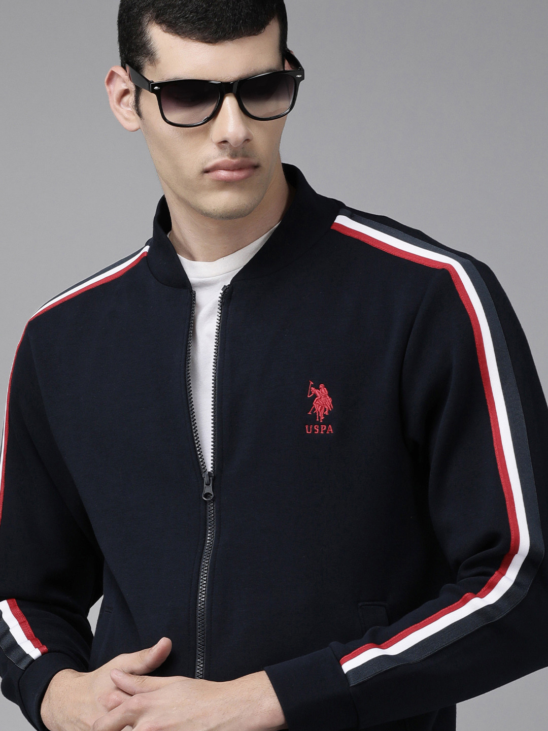 Buy U.S. Polo Assn. Men Navy Blue Sweatshirt - Sweatshirts for Men ...