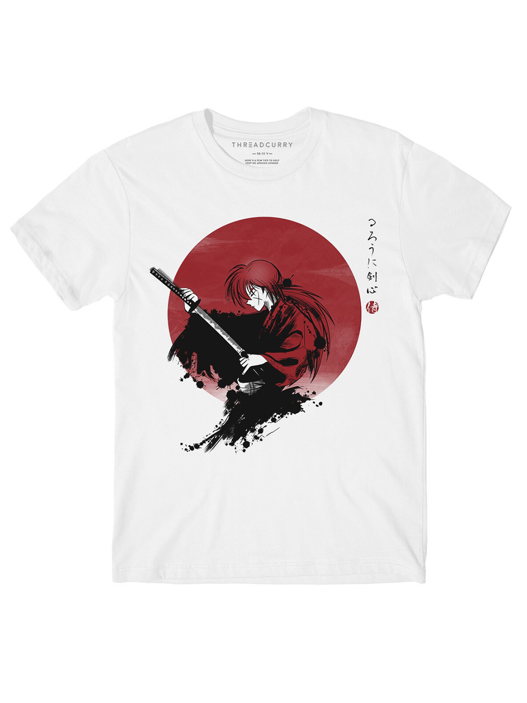 Buy THREADCURRY Boys White Anime Printed T Shirt - Tshirts for Boys ...