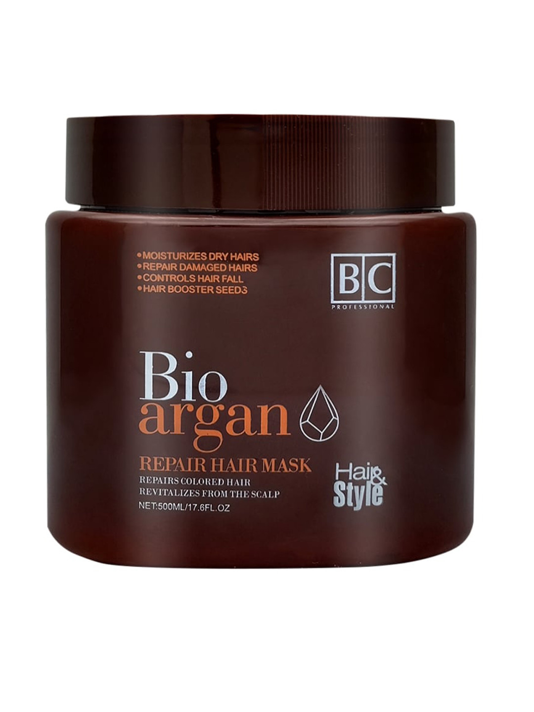 Buy Berina Bio Argan Repair Hair Mask To Repair Coloured Hair 500 Ml ...