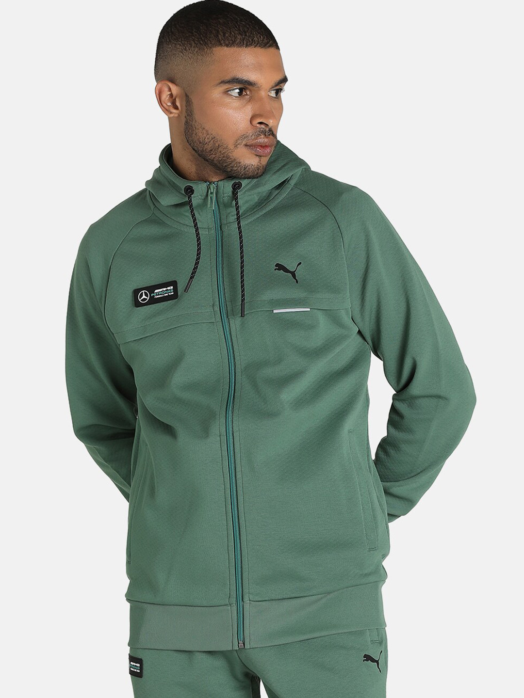 Buy PUMA Motorsport Men Green Outdoor MAPF1 Sweat Tailored Motorsports ...