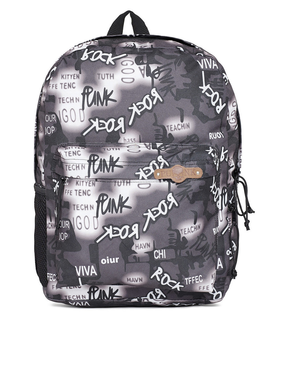 Buy PUNK Unisex Grey Graphic Backpack - Backpacks for Unisex 1920480 ...