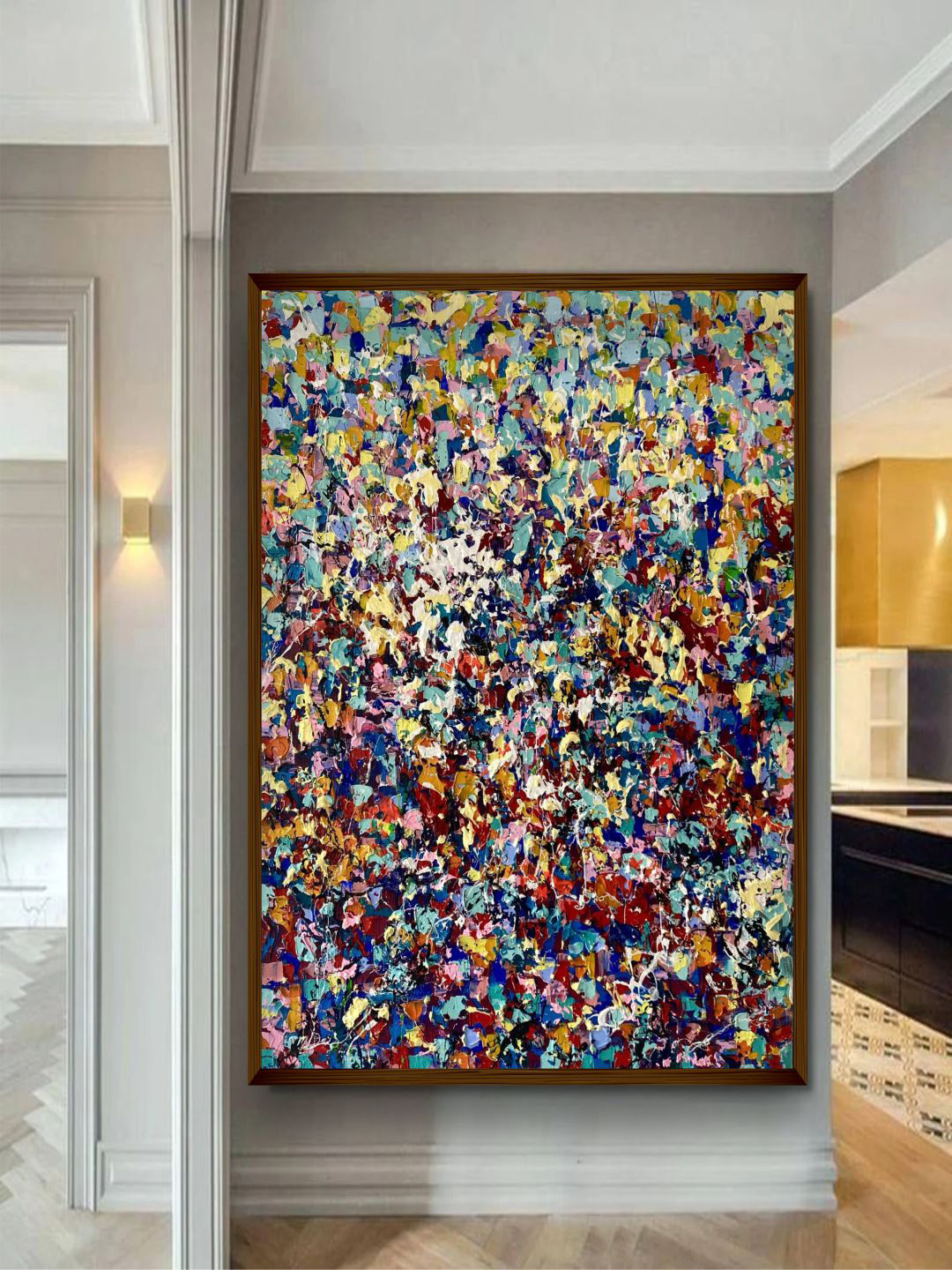 Buy The Art House Abstract Painting Wall Art - Wall Art for Unisex ...