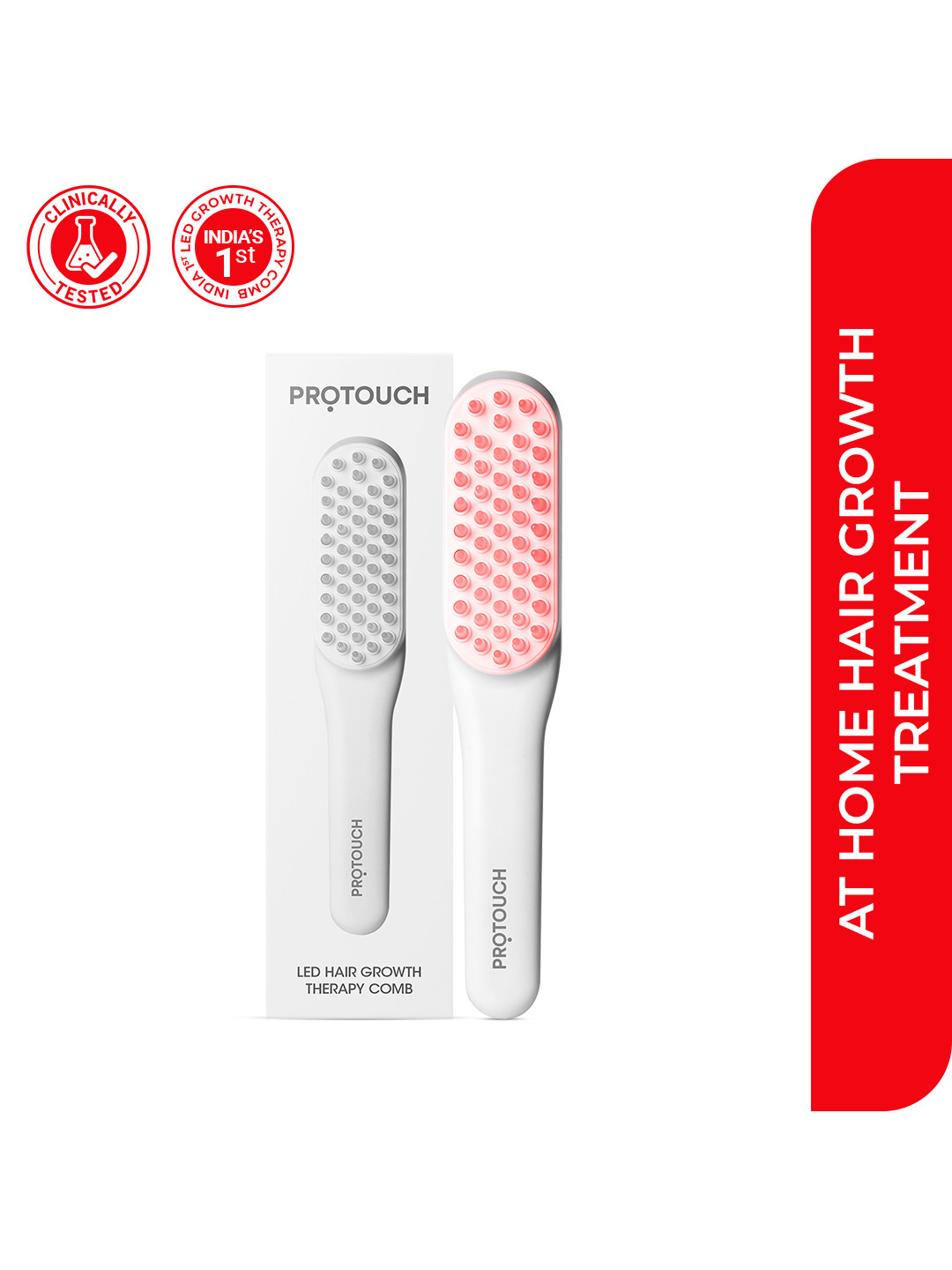 Buy PROTOUCH Unisex LED Hair Growth Therapy Comb For Hair Growth ...
