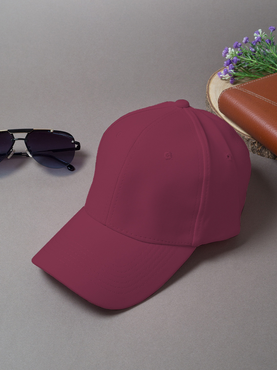 Buy Golden Peacock Unisex Maroon Baseball Cap - Caps for Unisex ...