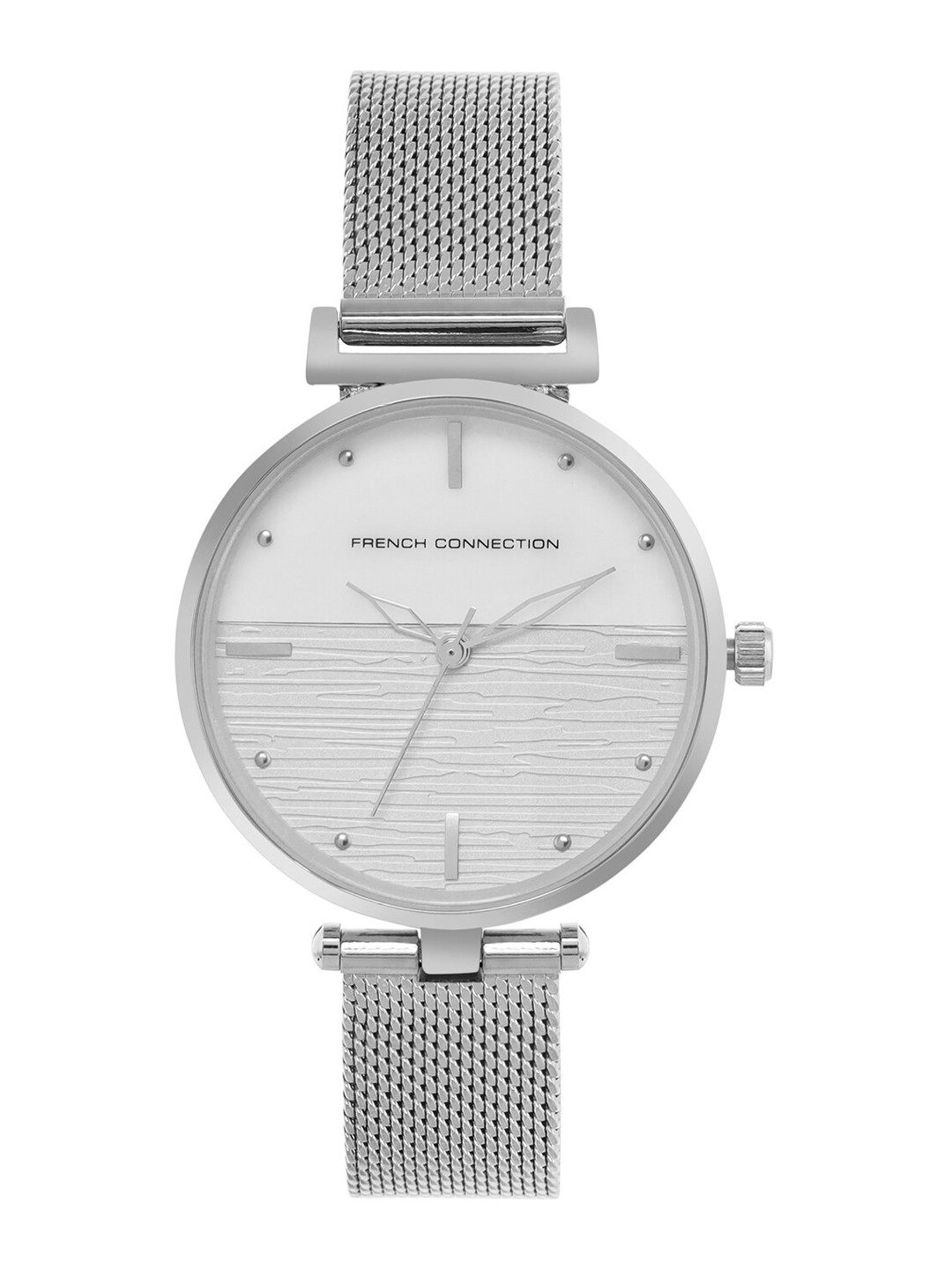 Buy French Connection White Analog Round Dial Cherie Watch For Women ...