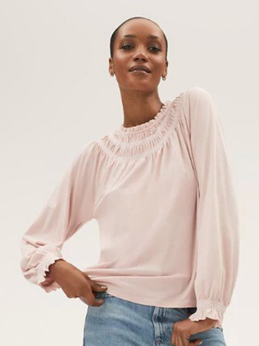Buy Marks & Spencer Pink Solid Top - Tops for Women 19227224 | Myntra