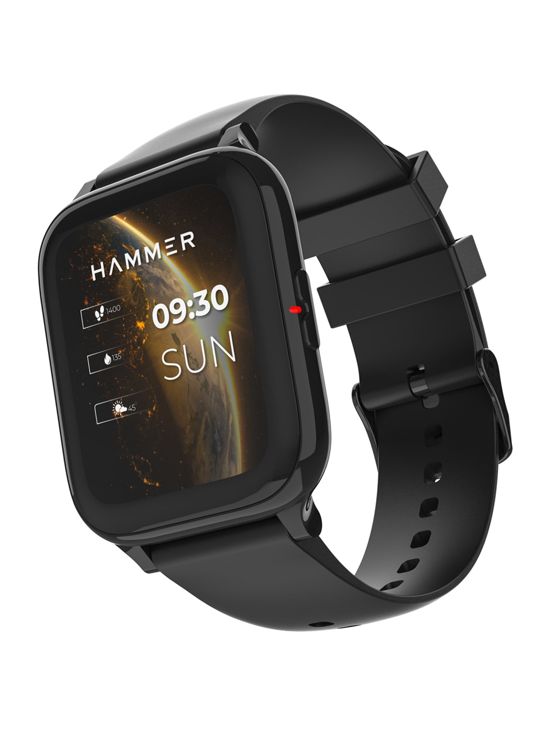 Buy HAMMER Black Solid Pulse 5.0 Fitness Smart Watches - Smart Watches ...