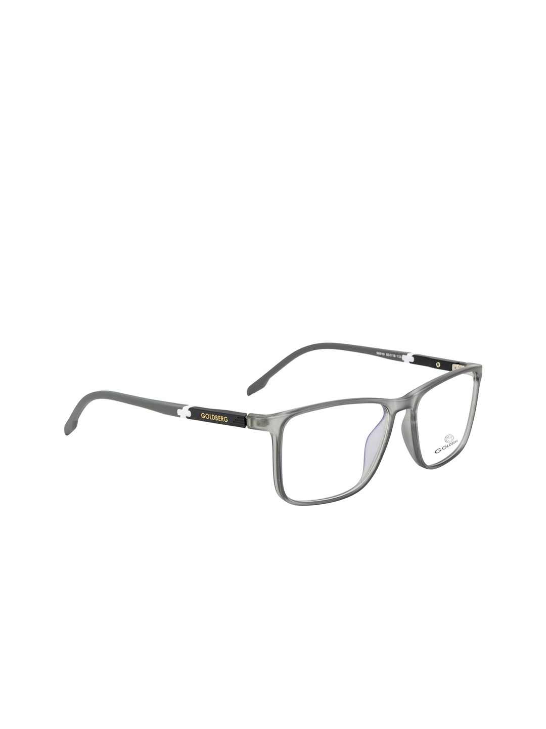 Buy Gold Berg Unisex Grey Full Rim Square Frames Eyeglasses - Frames ...