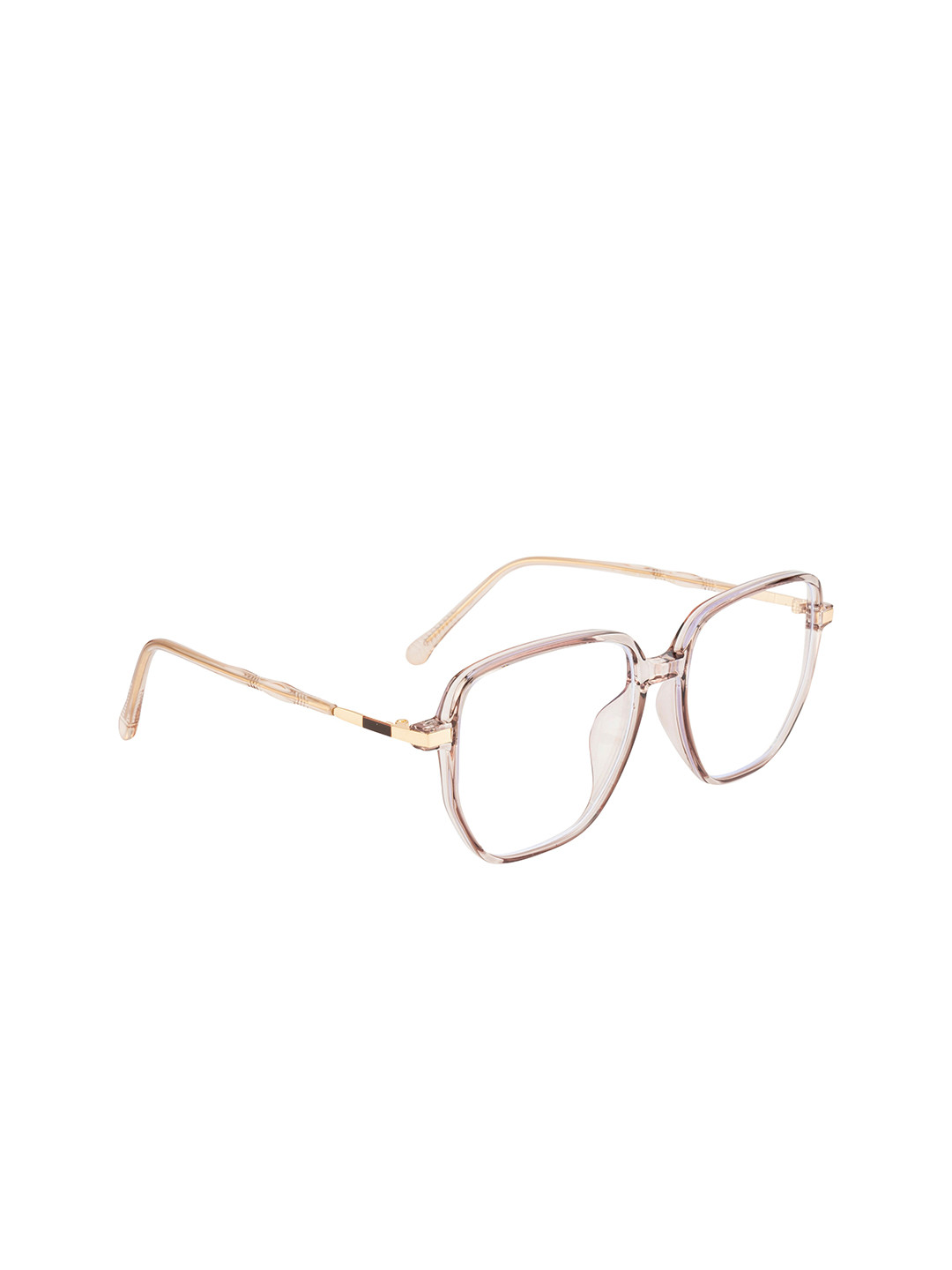 Buy Gold Berg Unisex Brown Full Rim Square Frames Eyeglasses - Frames ...