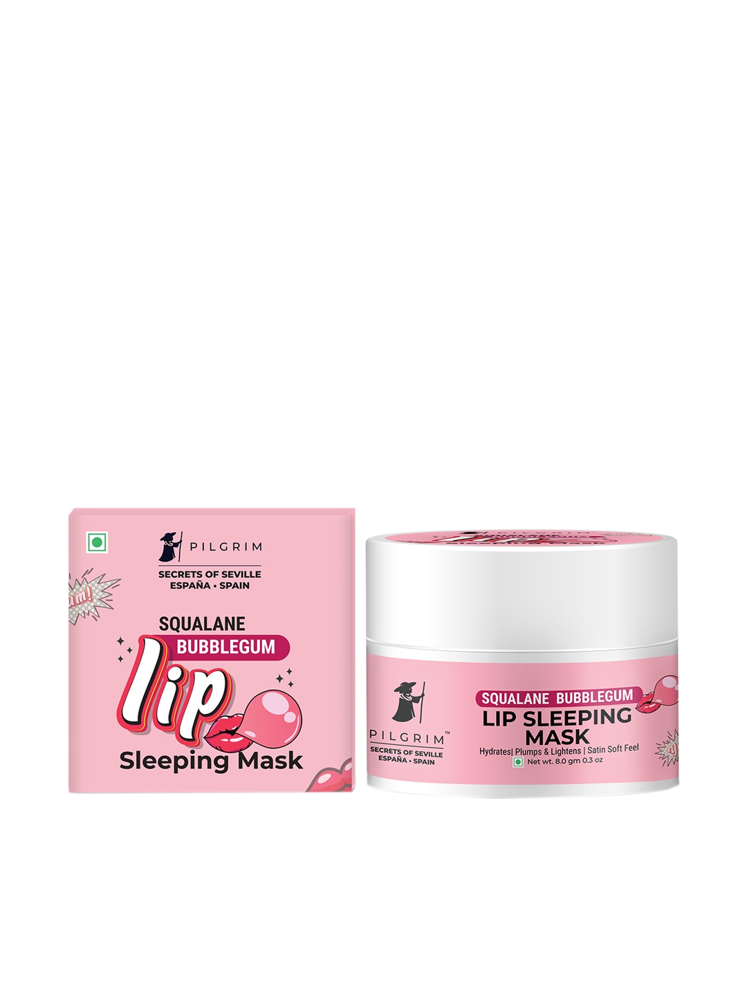 Buy Pilgrim Bubblegum Lip Sleeping Mask For Overnight Hydration For
