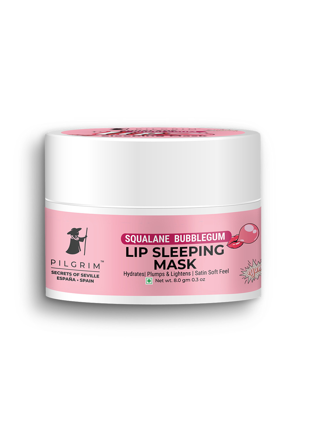 Buy Pilgrim Bubblegum Lip Sleeping Mask For Overnight Hydration, For ...