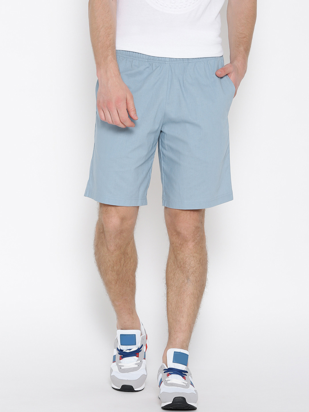 Buy ADIDAS Men Blue Essentials COWovenN Sports Shorts - Shorts for Men ...