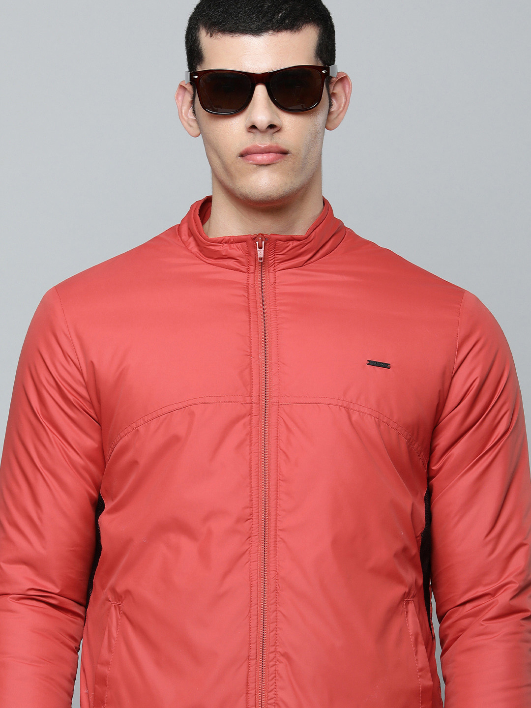 Buy Flying Machine Men Orange Solid Puffer Jacket - Jackets for Men ...