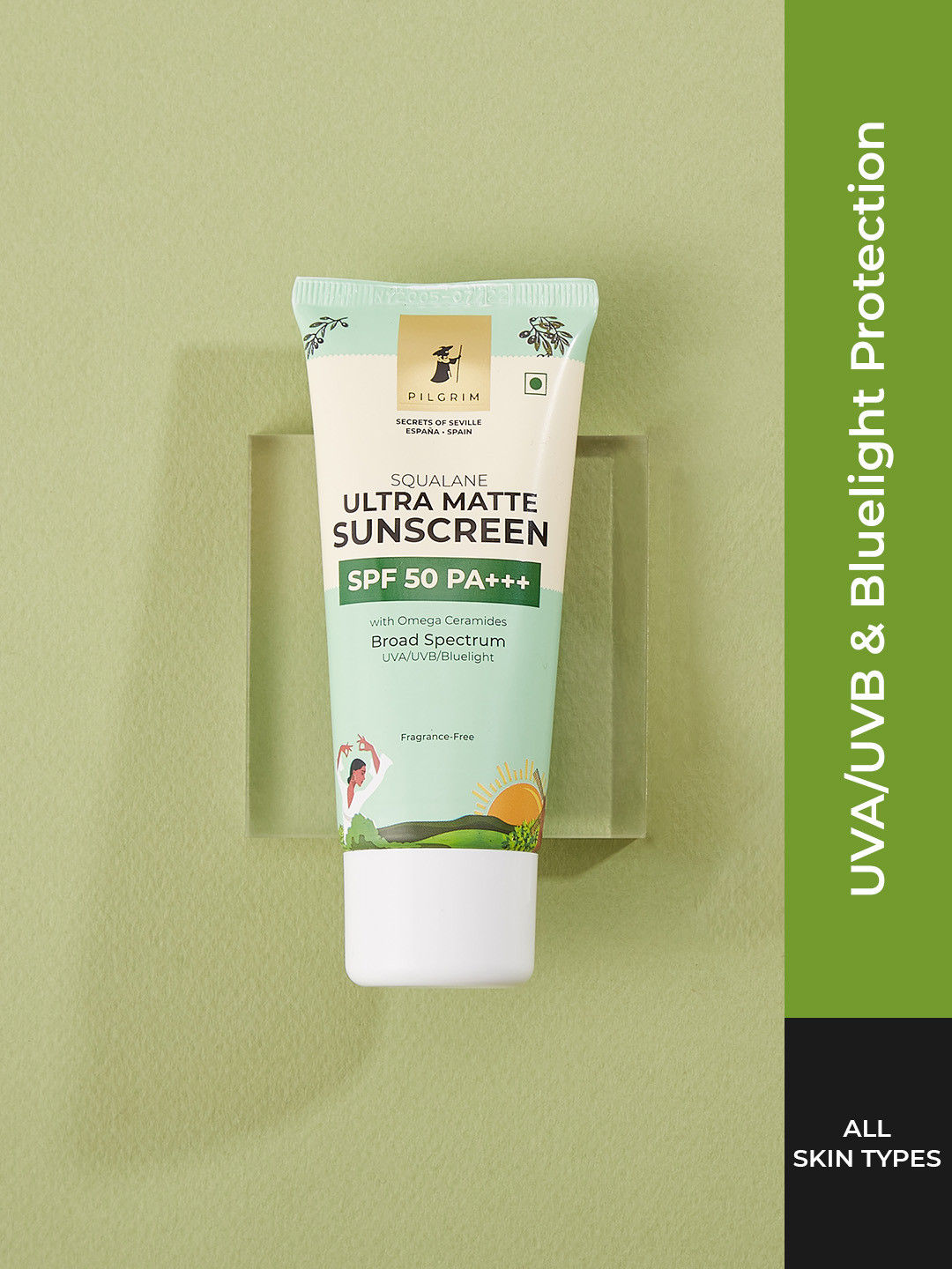 Buy Pilgrim Squalane Ultra Matte Broad Spectrum Sunscreen SPF 50 PA ...