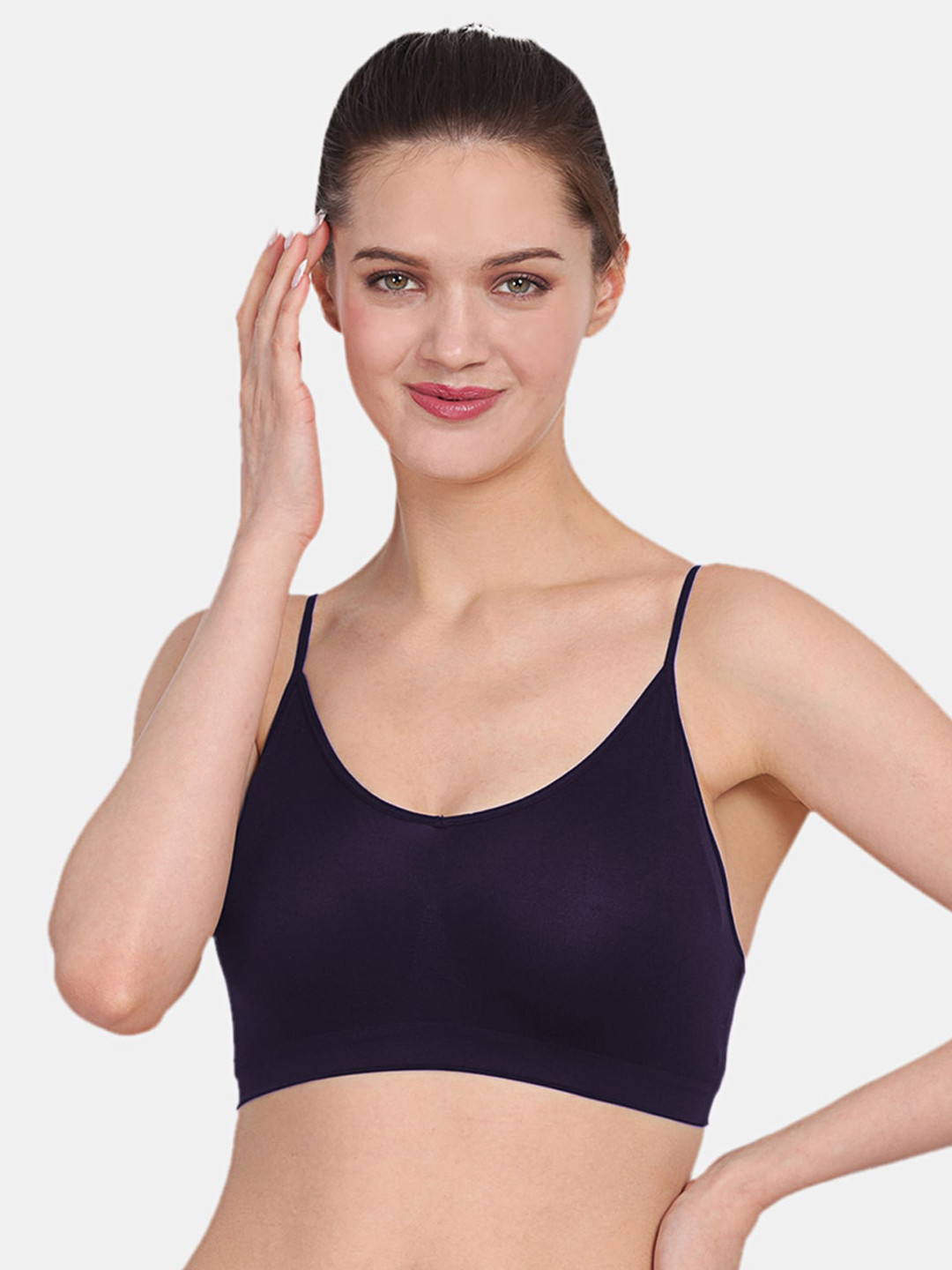 Buy Amour Secret Women Navy Blue Non Padded Seamless Air Bra - Bra for ...