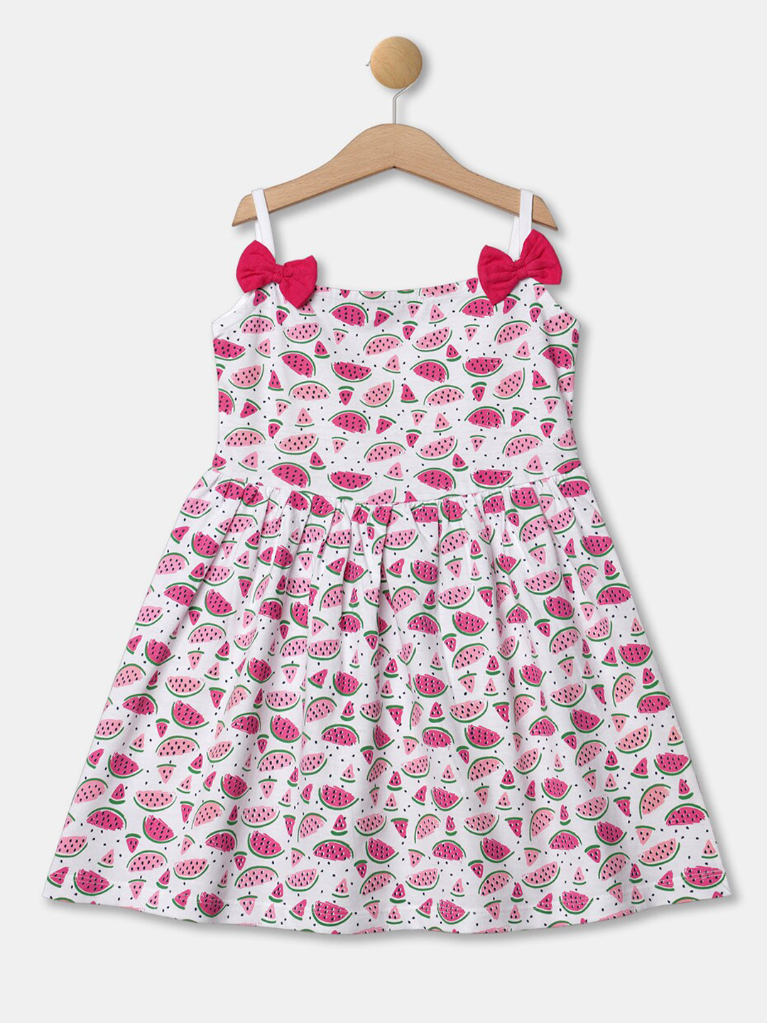 Buy R&B Kids Girls White Fit And Flare Dress - Dresses for Girls ...