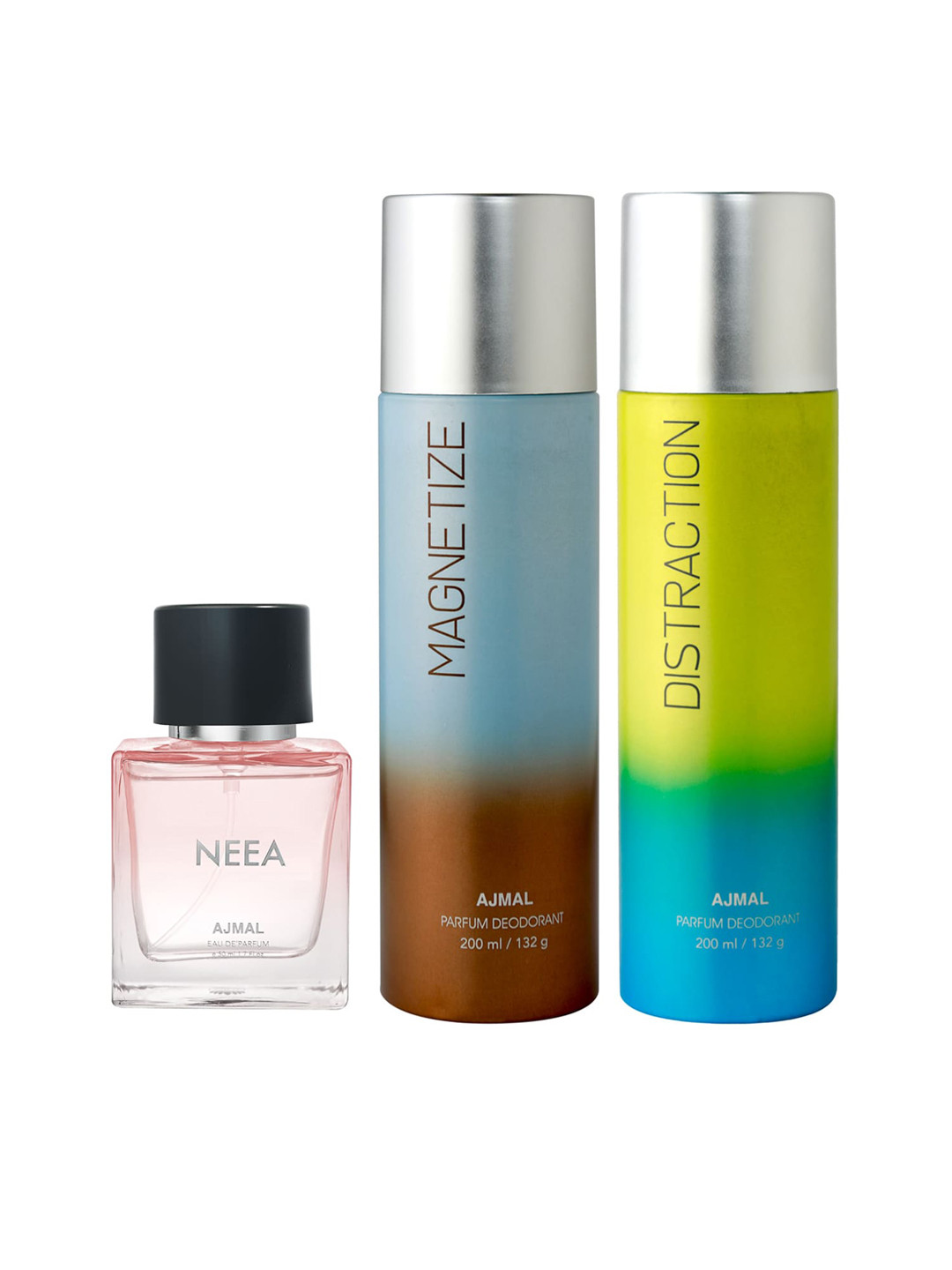 Buy Ajmal Set Of 3 Perfume & Deodorant - Fragrance Combo for Unisex ...