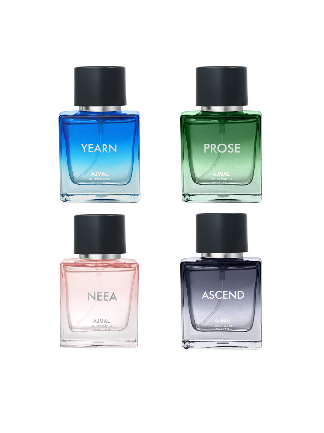 Buy Ajmal Set Of 4 Perfume 200 Ml - Perfume for Unisex 19271216 | Myntra