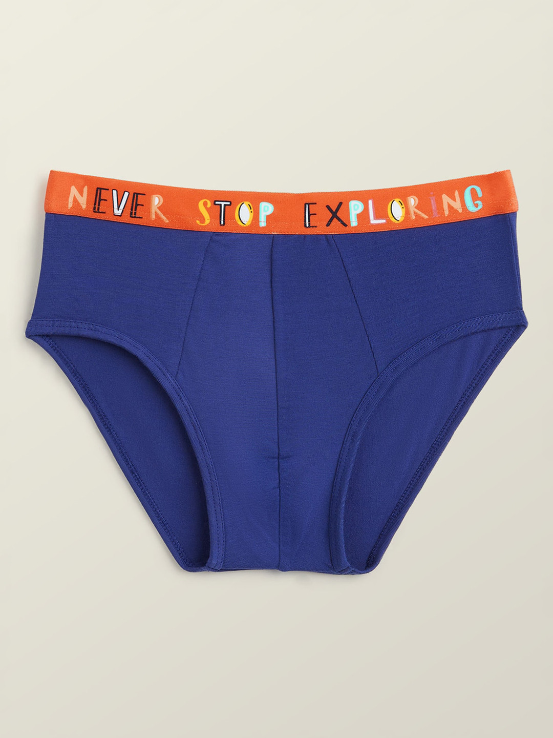 Buy XY Life Boys Blue Solid Modal Basic Briefs - Briefs for Boys ...