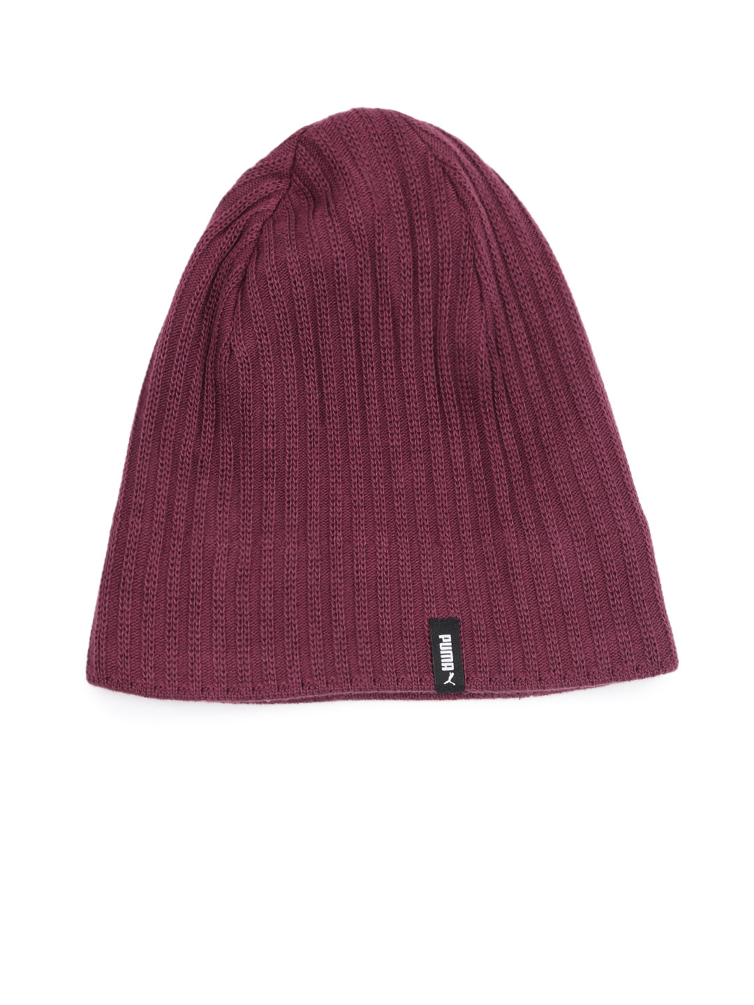 Buy Puma Unisex Burgundy Slouchy Cuffless Beanie - Caps for Unisex ...