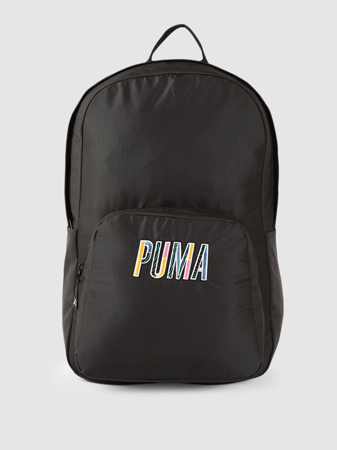 Buy Puma Unisex Black Originals Brand Logo Backpack - Backpacks for ...