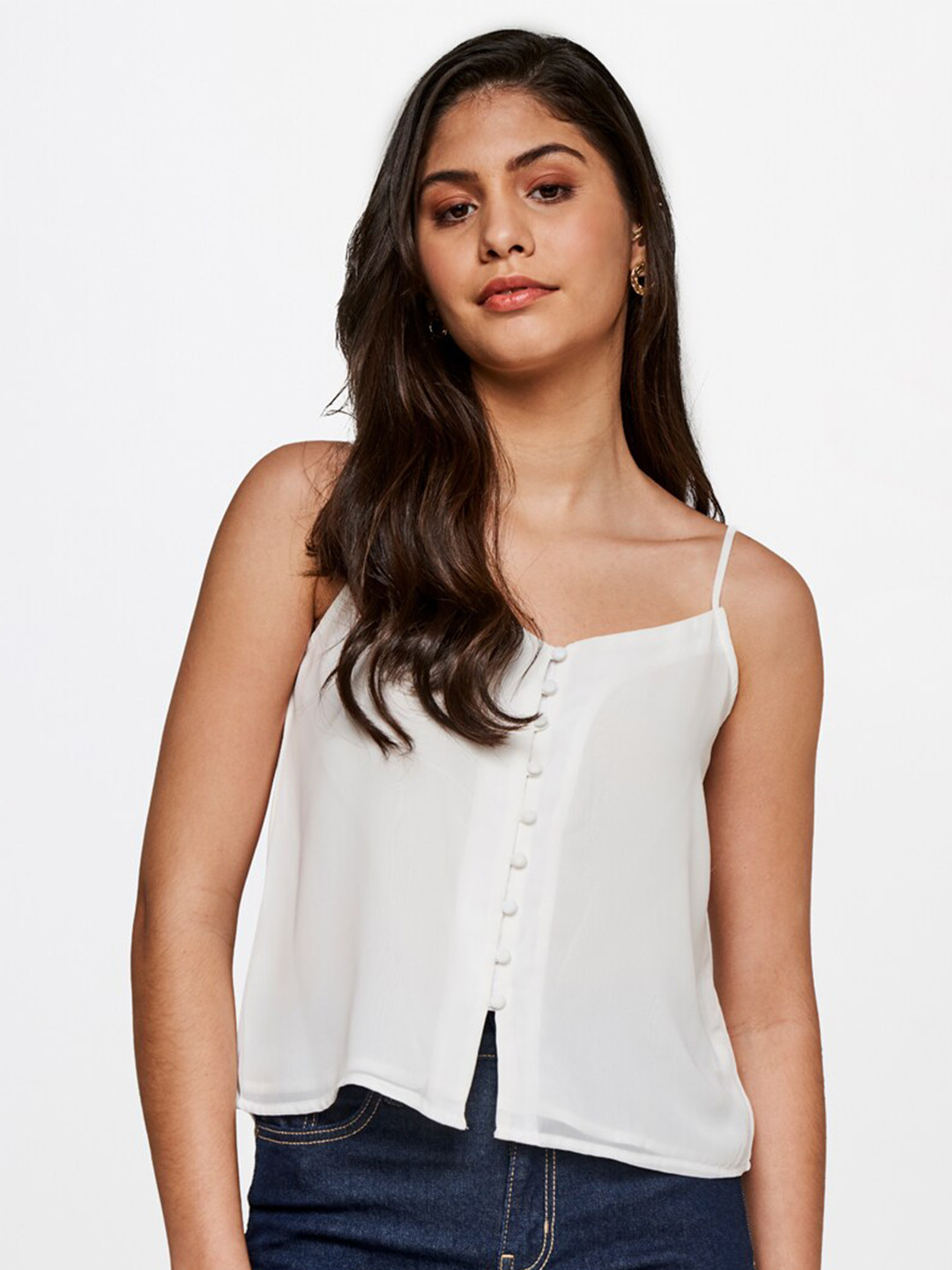 Buy AND Women White Top - Tops for Women 19282950 | Myntra