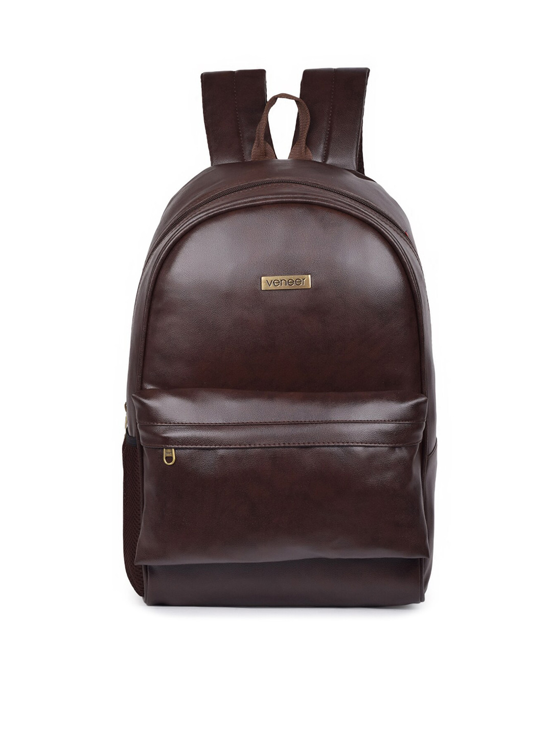 Buy Veneer Unisex Brown Synthetic Leather Laptop Backpack - Backpacks ...