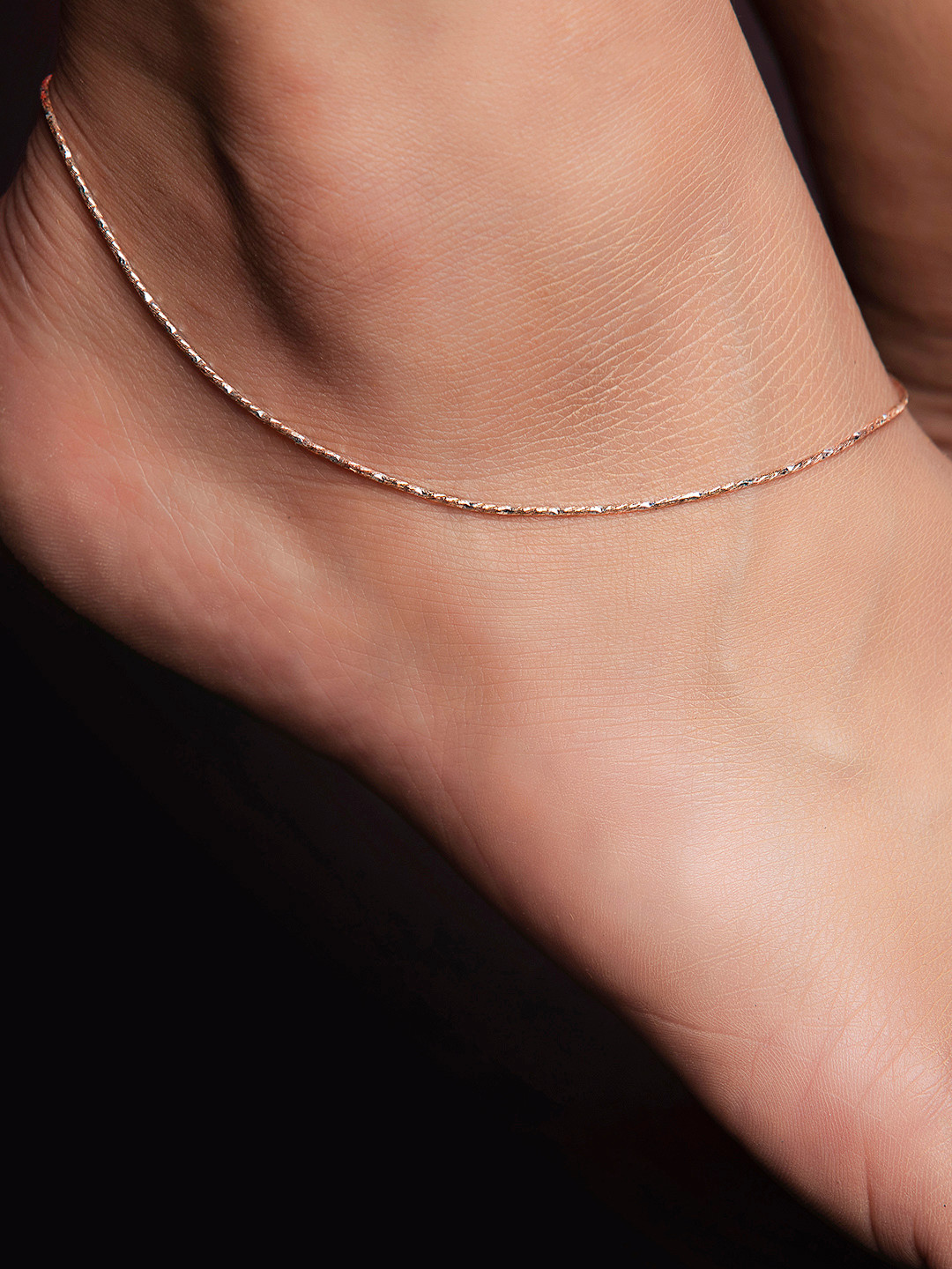 Buy Zavya 925 Sterling Silver Rhodium Plated Anklet - Anklet for Women ...