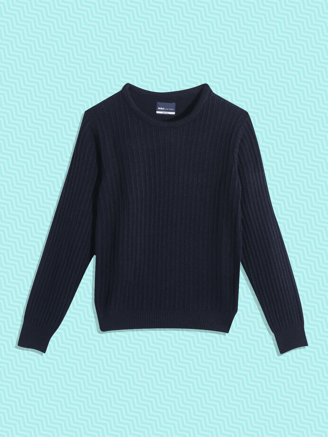Buy M&H Juniors Boys Navy Blue Cable Knit Pullover - Sweaters for Boys ...