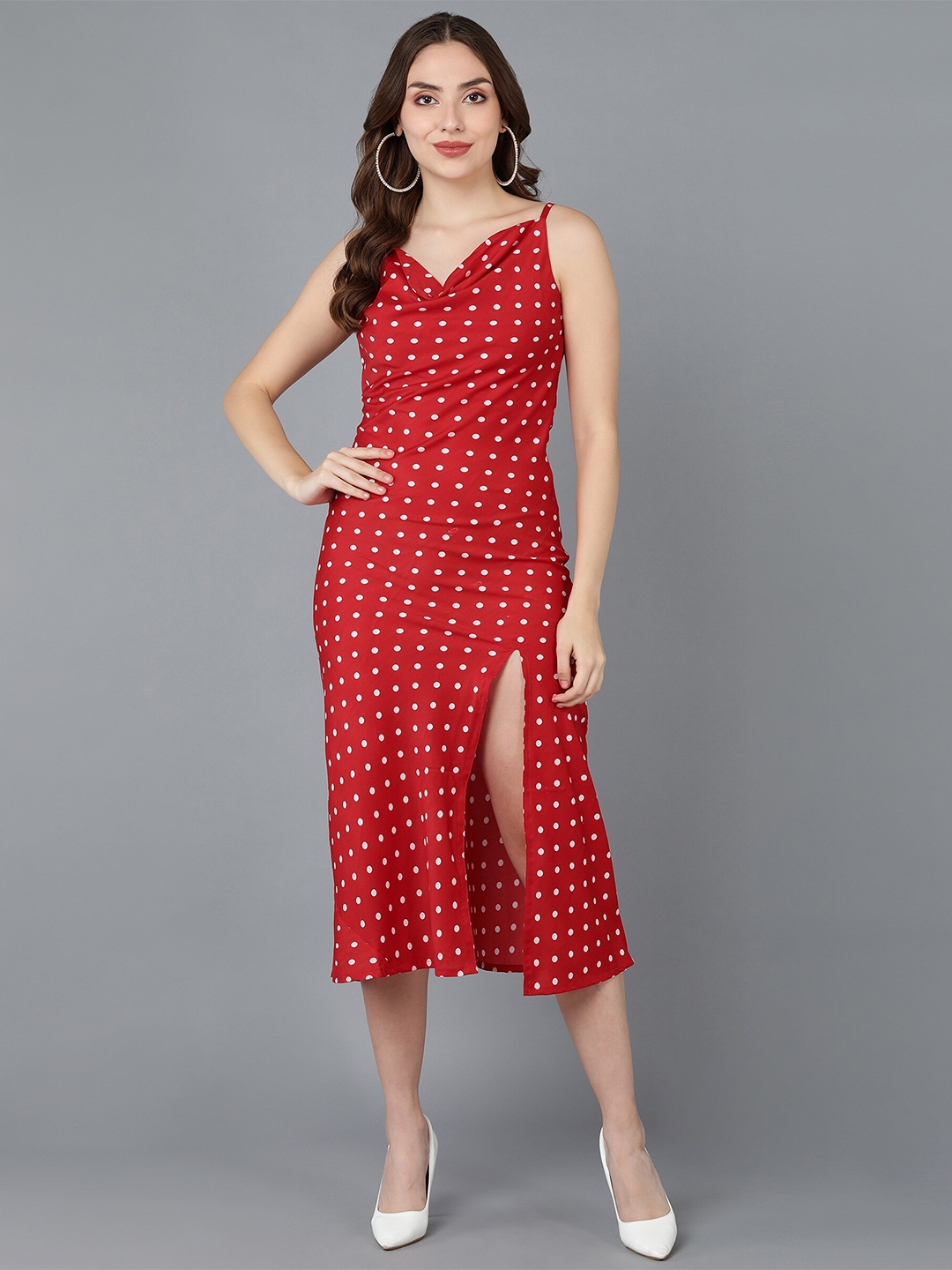 Buy Znx Clothing Women Red Crepe Dress Dresses For Women 19293858