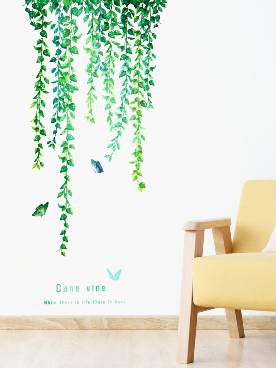 Buy Home Centre Unisex Green Creepers Wall Sticker Decal - Wall Decor ...