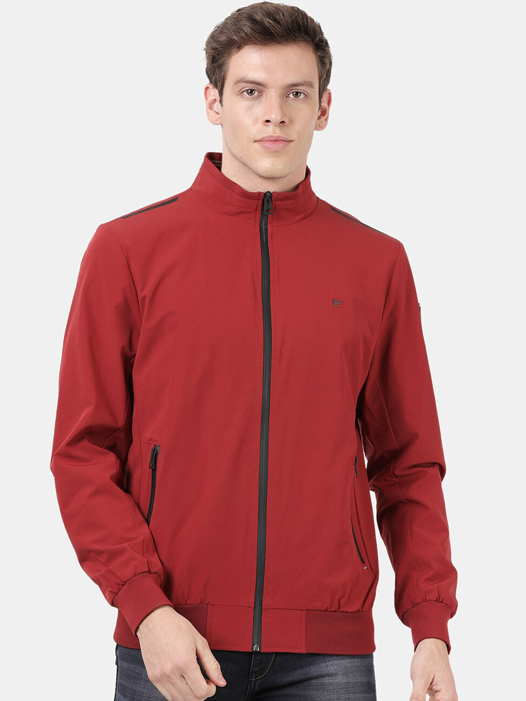 Buy T Base Men Rust Windcheater Bomber Jacket - Jackets for Men ...