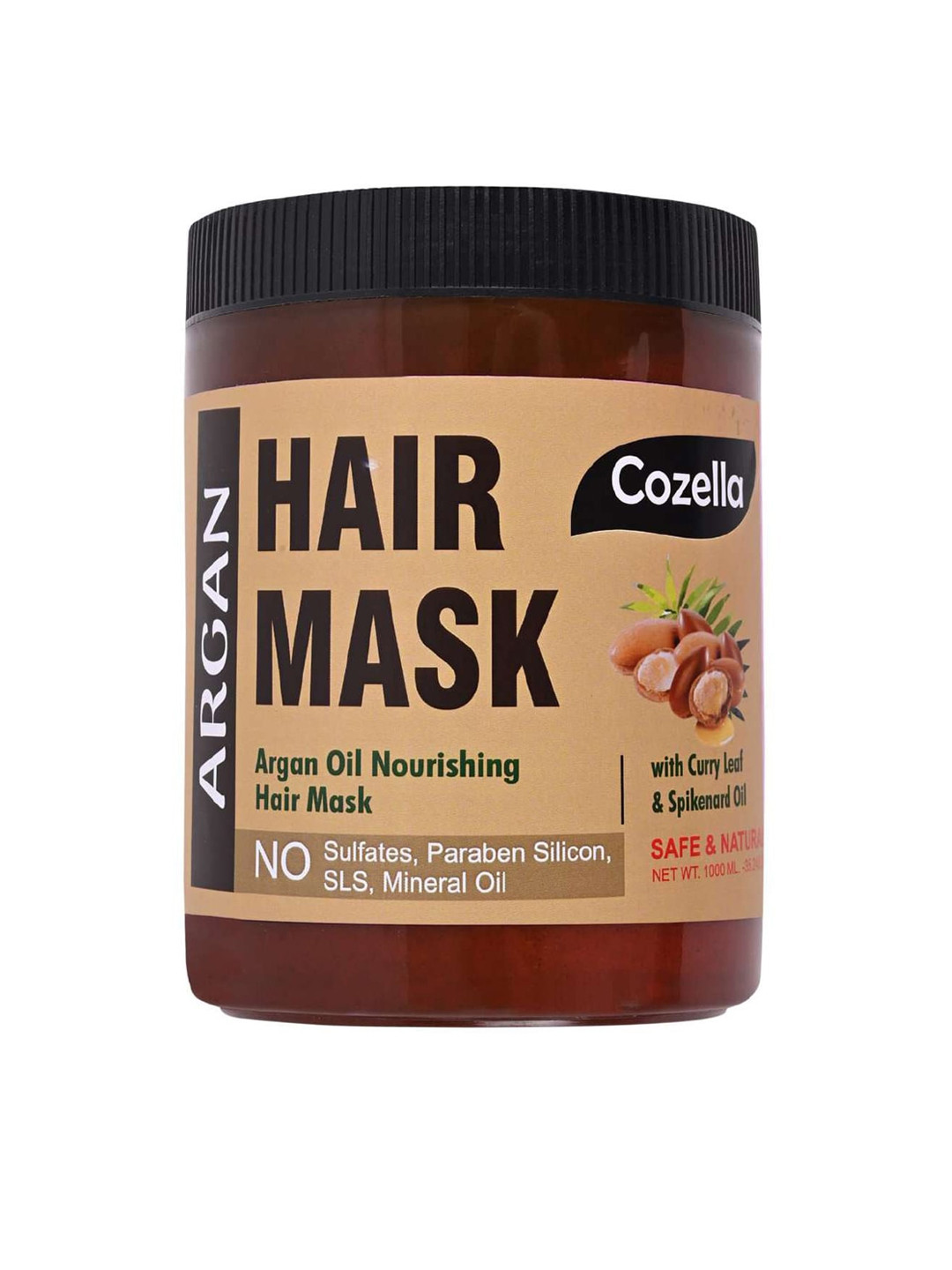 Buy COZELLA Professional Argan Keratin Hair Mask 1000 Ml - Hair Masks ...