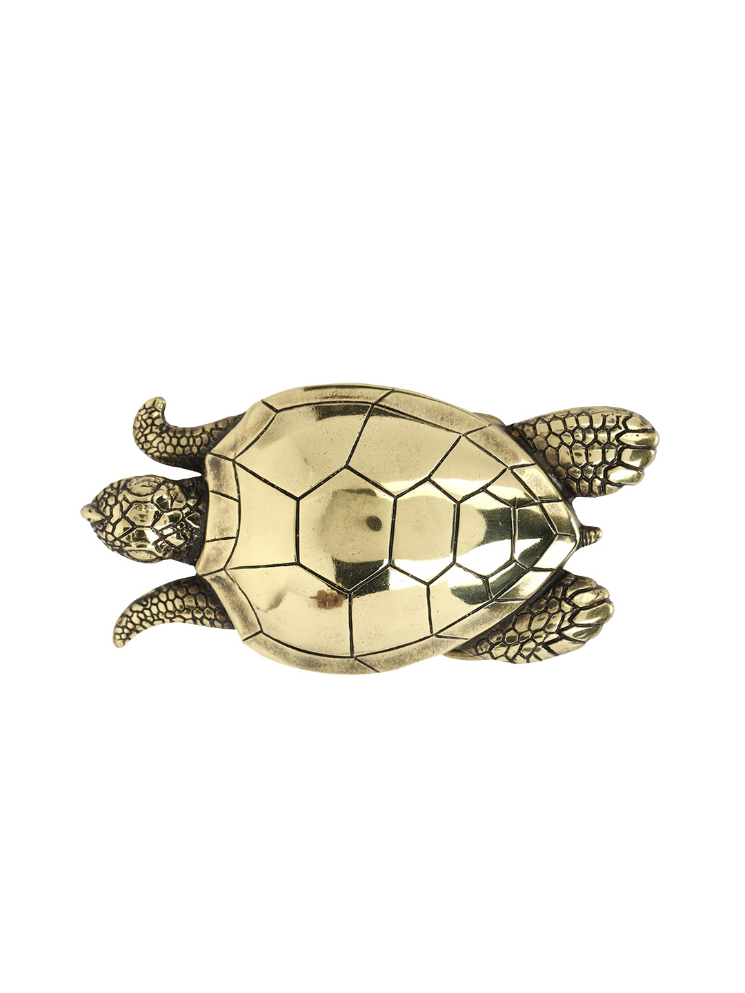 Buy ELLIOT RHODES Men Gold Toned Turtle Buckle - Belts for Men 19302062 ...